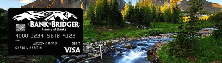 Personal Debit and Credit Cards - Bank of Bridger, N.A. Family of Banks